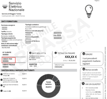 Codice POD Servizio Elettrico Nazionale: dov'è? a cosa serve?